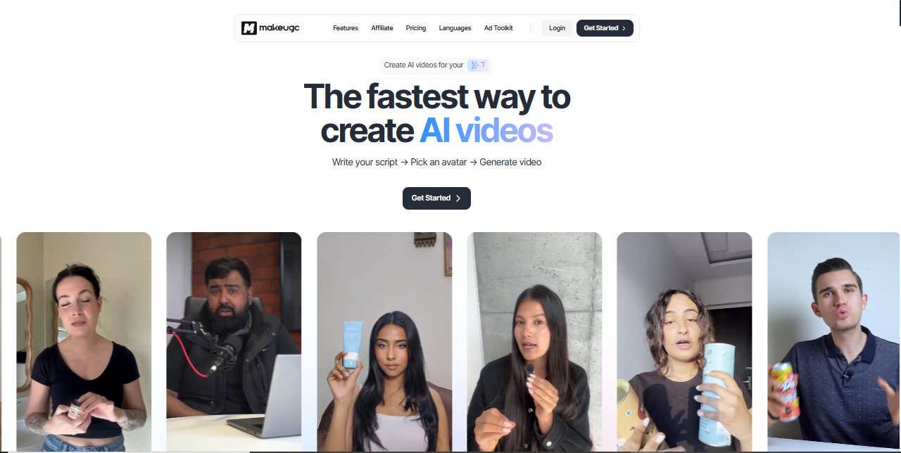 Makeugc AI Review: The Ultimate AI UGC Generator for Digital Marketers in 2025 - Ai Review Net
